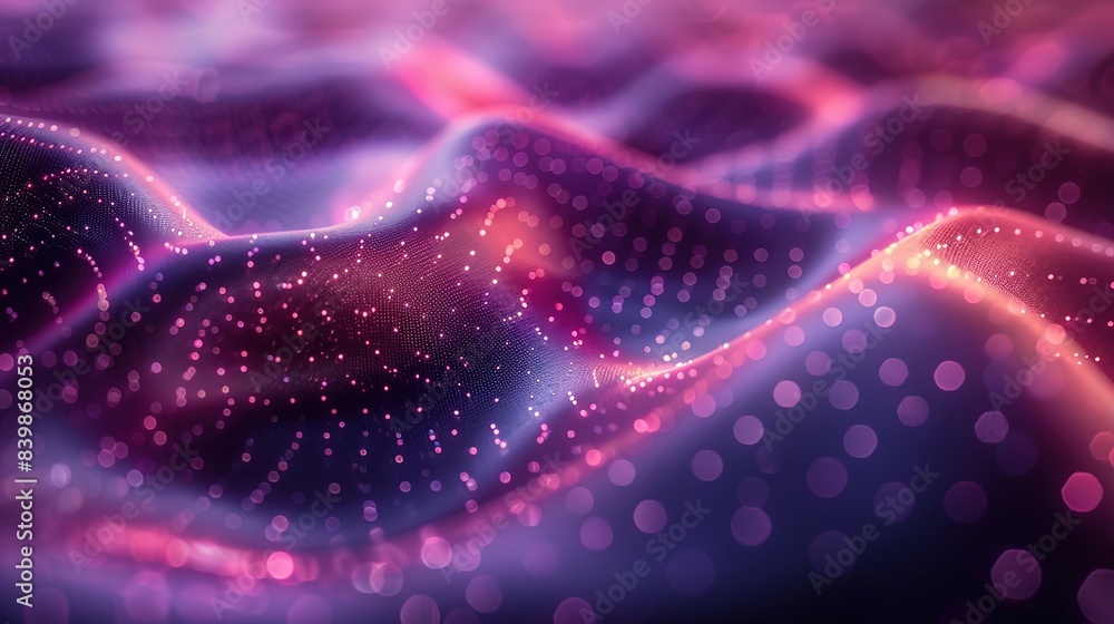 Abstract glass nano carbon fiber background with blues and purples ...