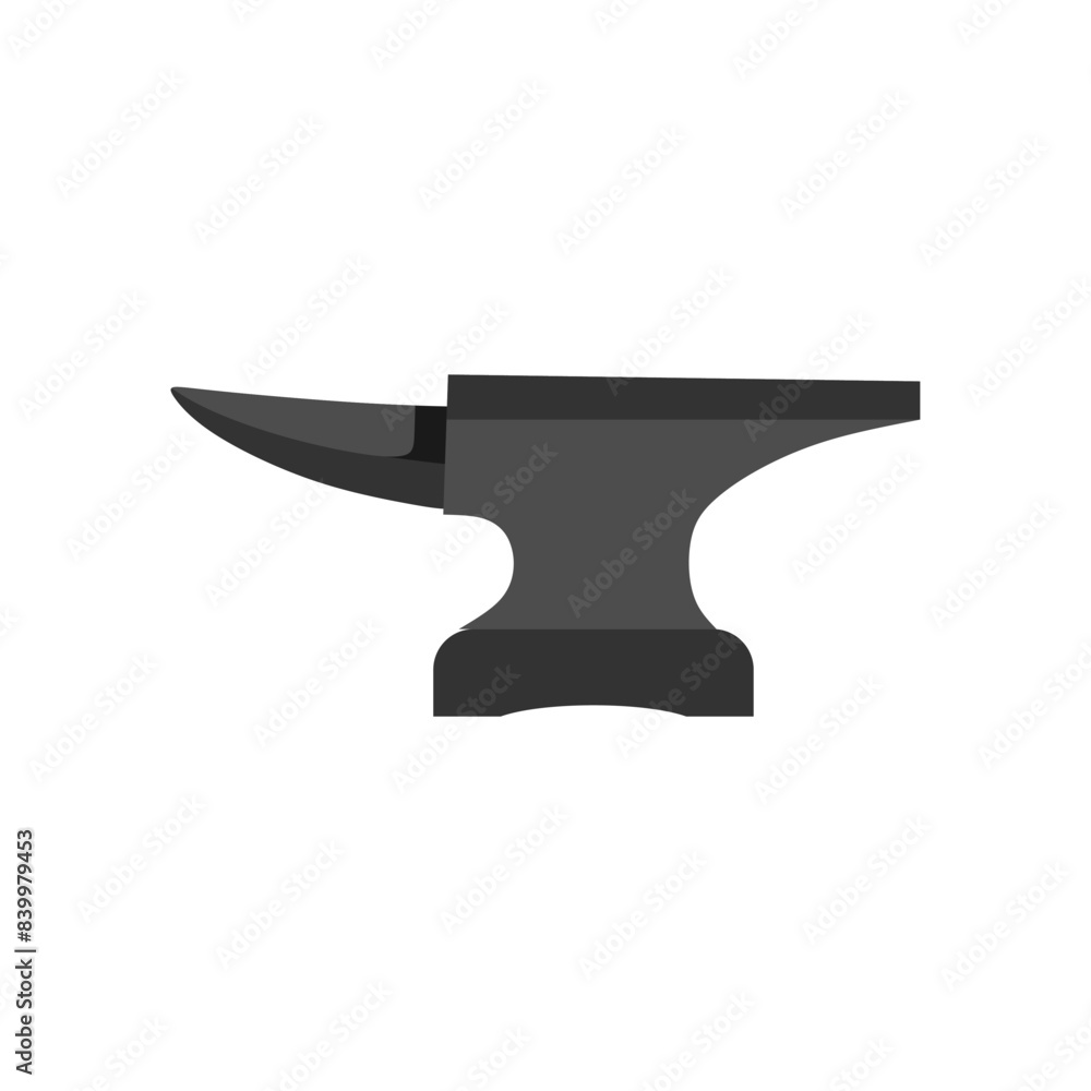 anvil flat design vector illustration isolated on white background ...