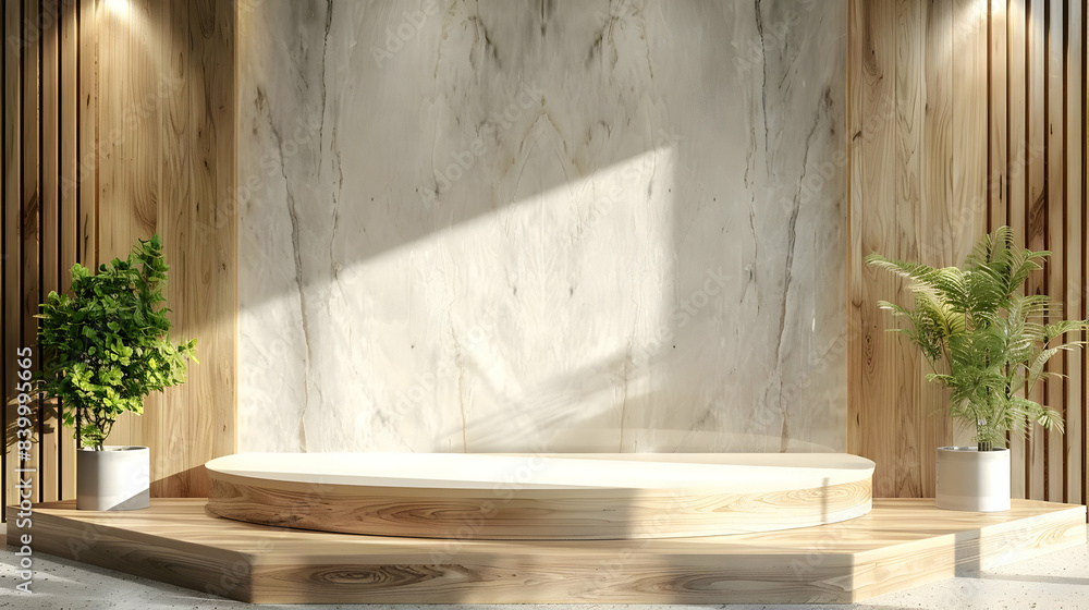 Kitchen podium background food product stand table pedestal display ...