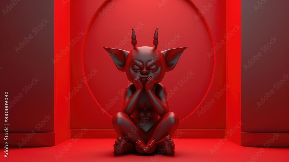 Red Devil Background, Evil Imp Wallpaper, Demonic Background, Dark Fantasy, Scary Devil, Hellish ...