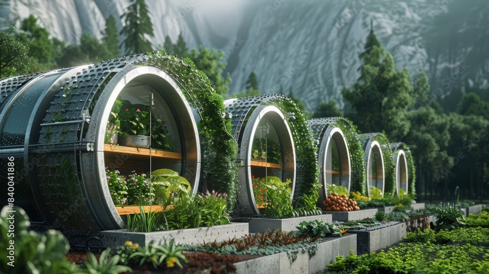 Innovative greenhouses using renewable energy, growing food sustainably for a sustainable future ...