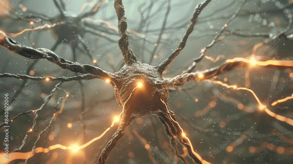 Neural network of electrical activity of neural cells. Neurobiology ...