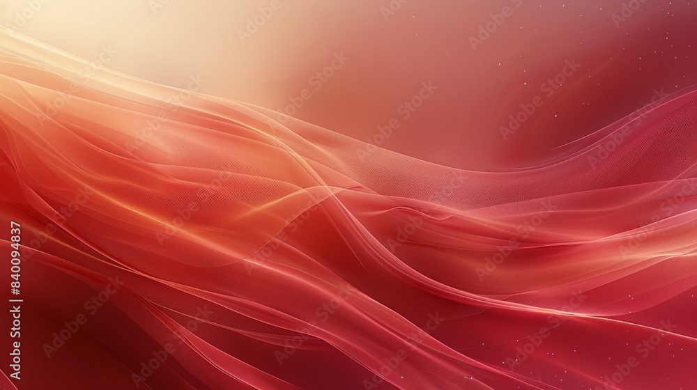 A subtle red gradient background with soft smooth smooth curves ...