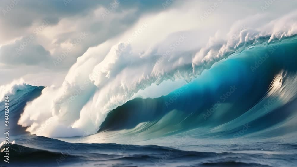 Personified ocean waves symbolize mental states for mental health ...