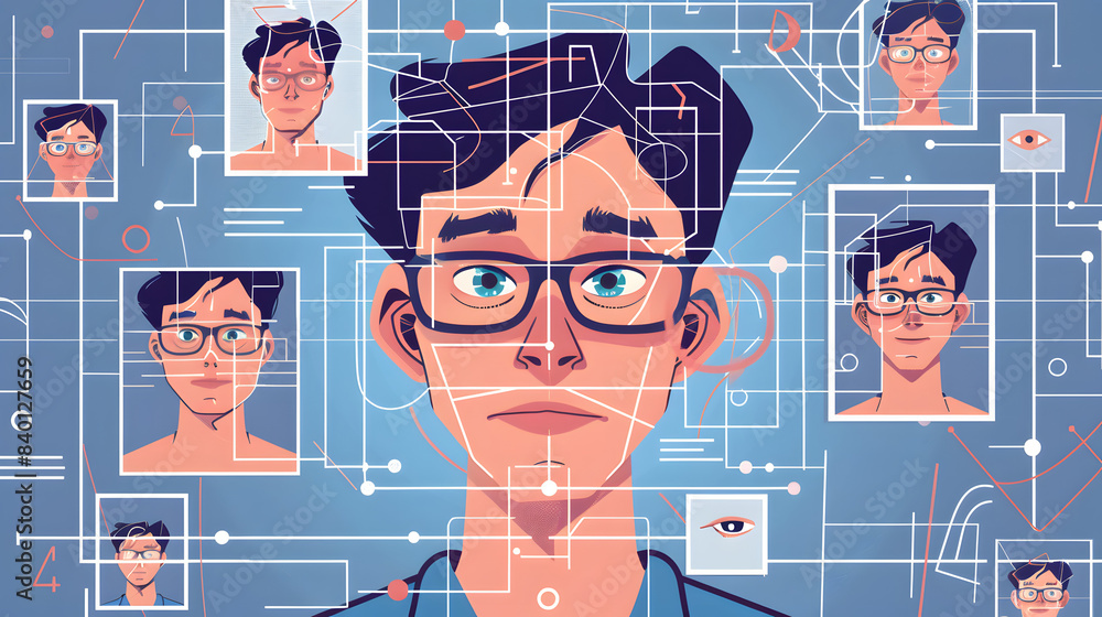 using artificial intelligence, identifying deepfakes through analysis of facial characteristics ...