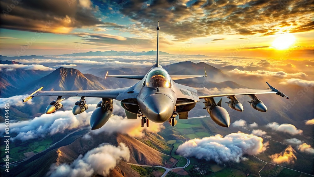 Combat fighter aircraft providing crucial aerial support to allies ...