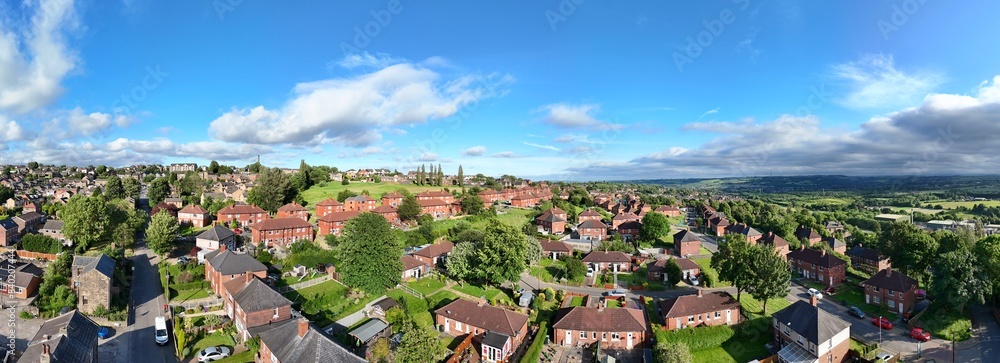A drone's-eye view captures Dewsbury Moore Council estate's fame, a ...