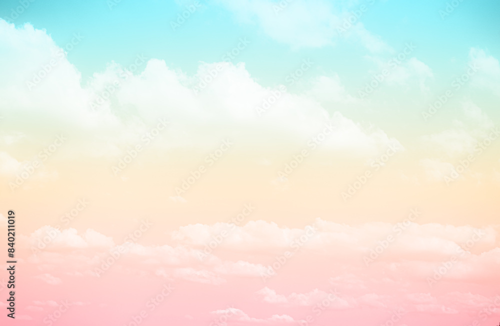 Pink Sky Yellow Pastel Light Abstract Background Texture Nature Summer ...