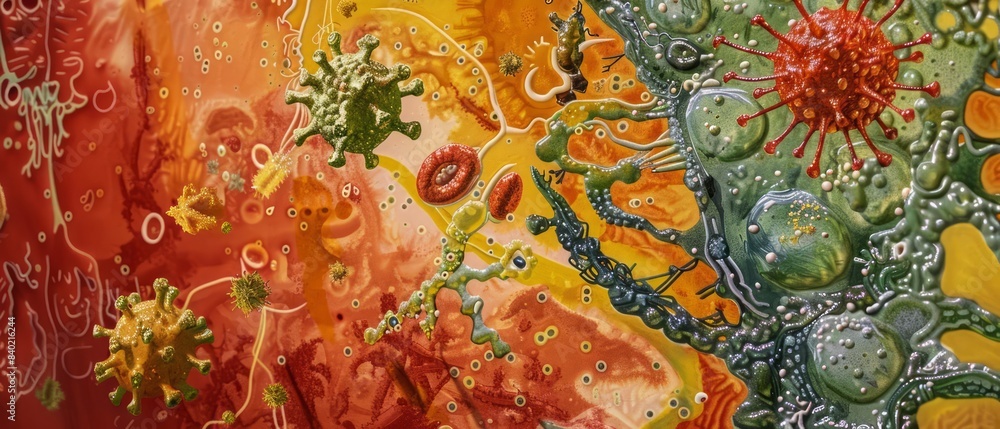 Visualizing celiac disease, an art piece shows the immune response in ...