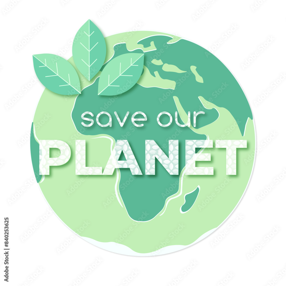 Environment, save our planet, earth, home concept. Vector horizontal ...