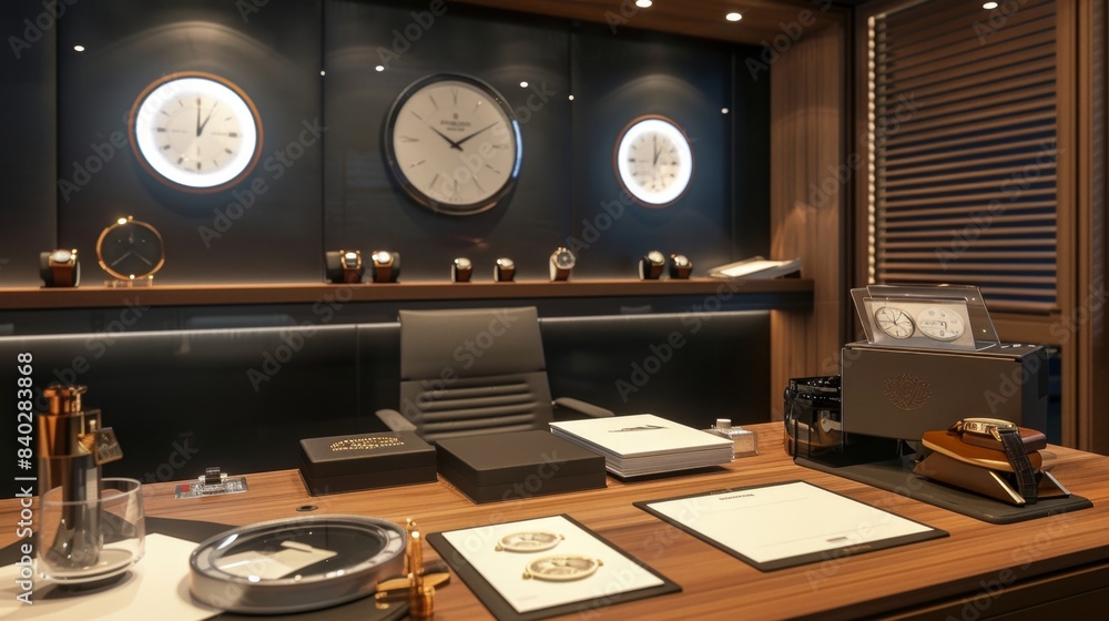 Horology Haven A Stylish Workspace for Watch Aficionados with ...