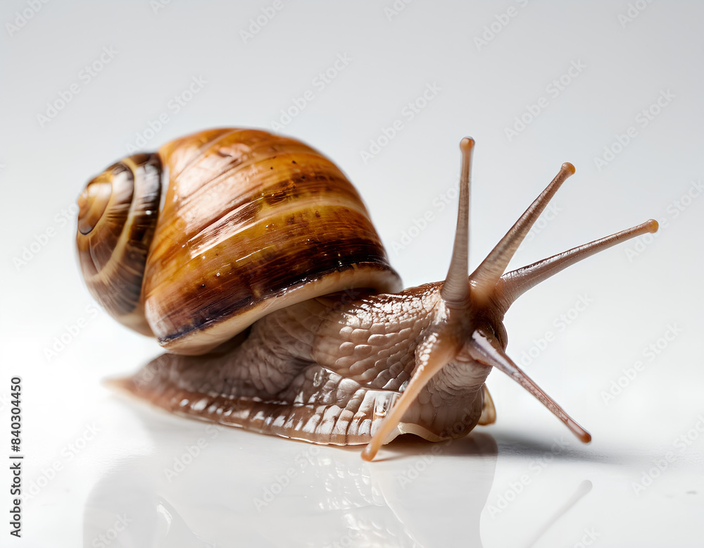 Ultra-Realistic 3D Rendering of a Snail with Intricate Shell Details ...