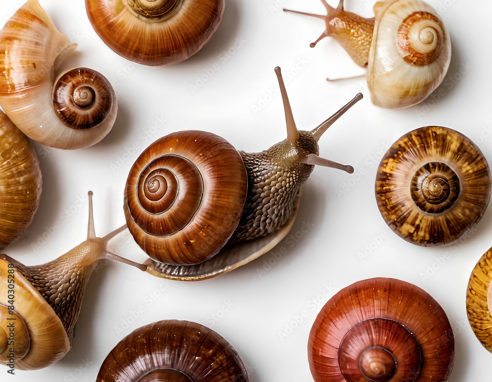 Ultra-Realistic 3D Rendering of a Snail with Intricate Shell Details ...