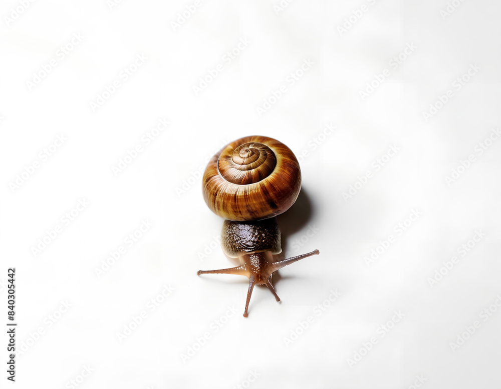 Ultra-Realistic 3D Rendering of a Snail with Intricate Shell Details ...