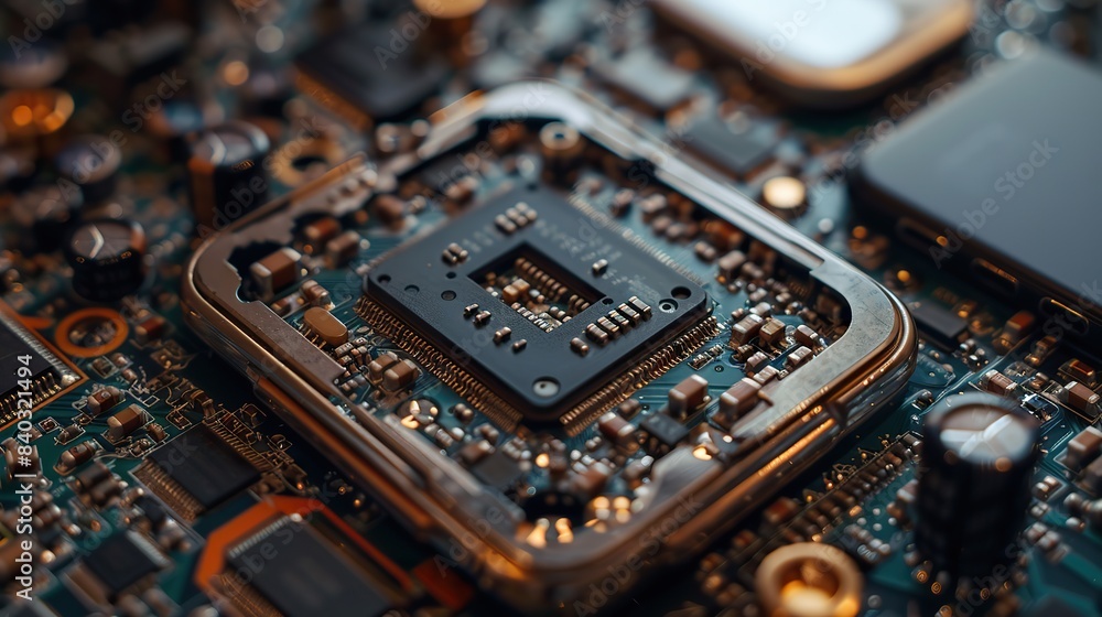 electronic chip and cpu of mobile phones phone repair and maintenance ...