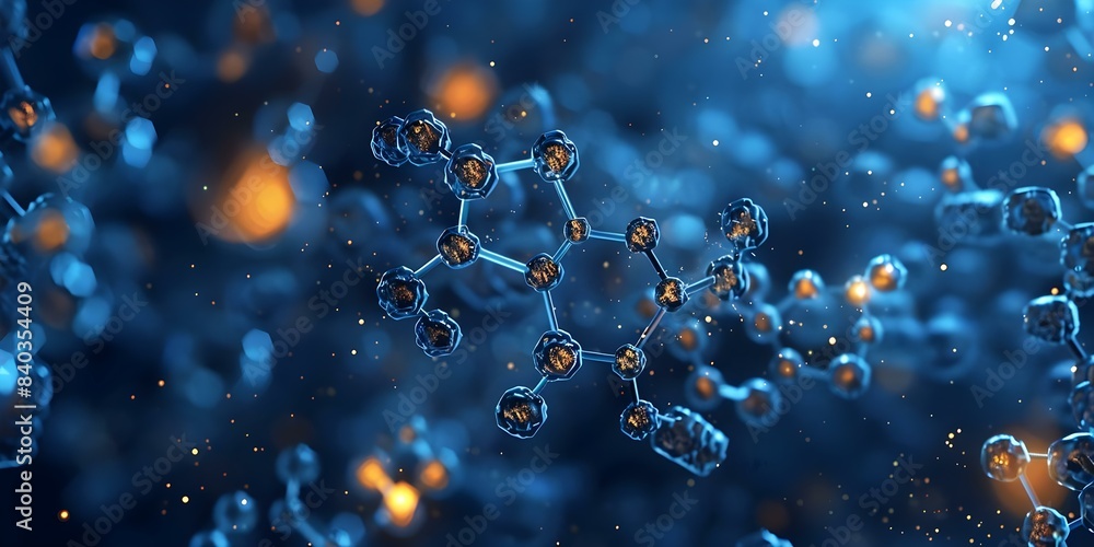 Graphic design of a single amino acid molecule for chemistry education ...