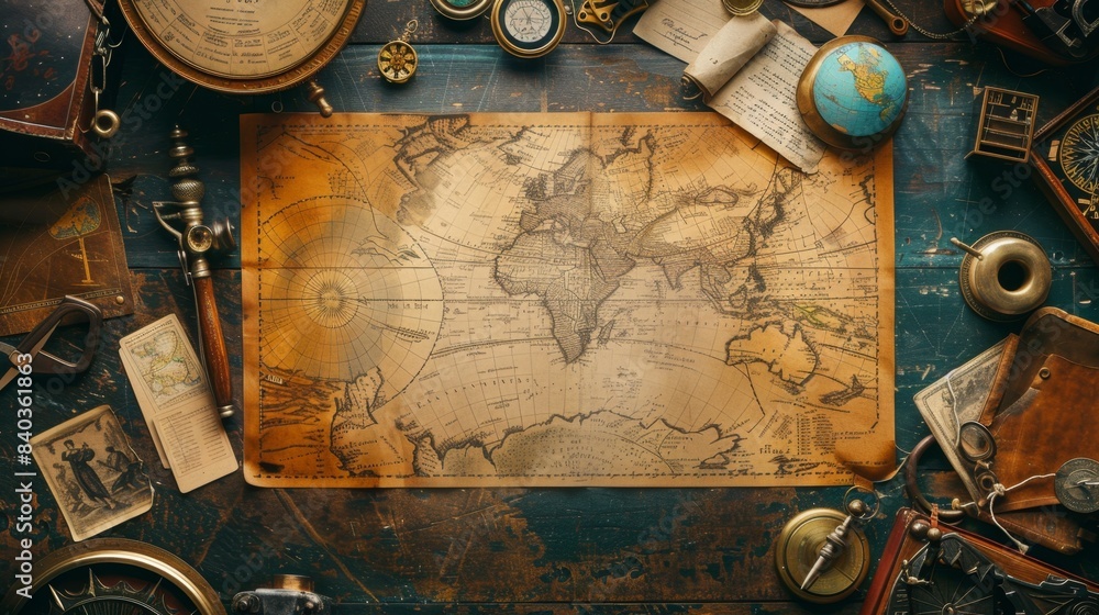 Antique Cartography A Timeless Collection of Vintage Maps Globes and ...