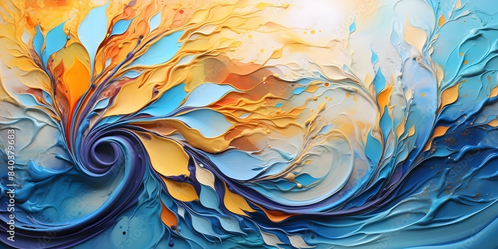 Colorful and intricate abstract desktop wallpaper for computer monitor ...