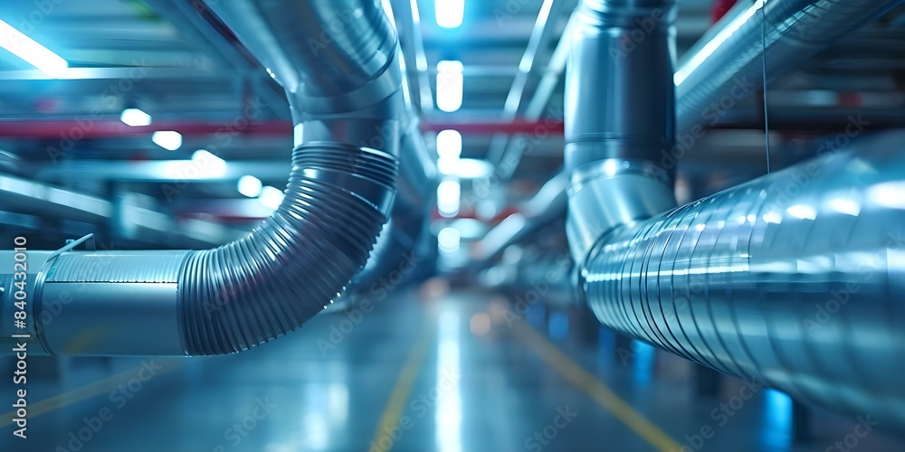 Installing ventilation ducts for improved air circulation and quality ...