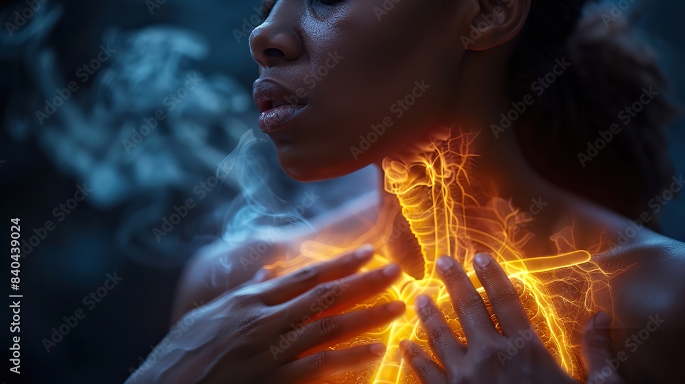 symptoms of respiratory distress lungs throbbing in pain bronchitis or ...