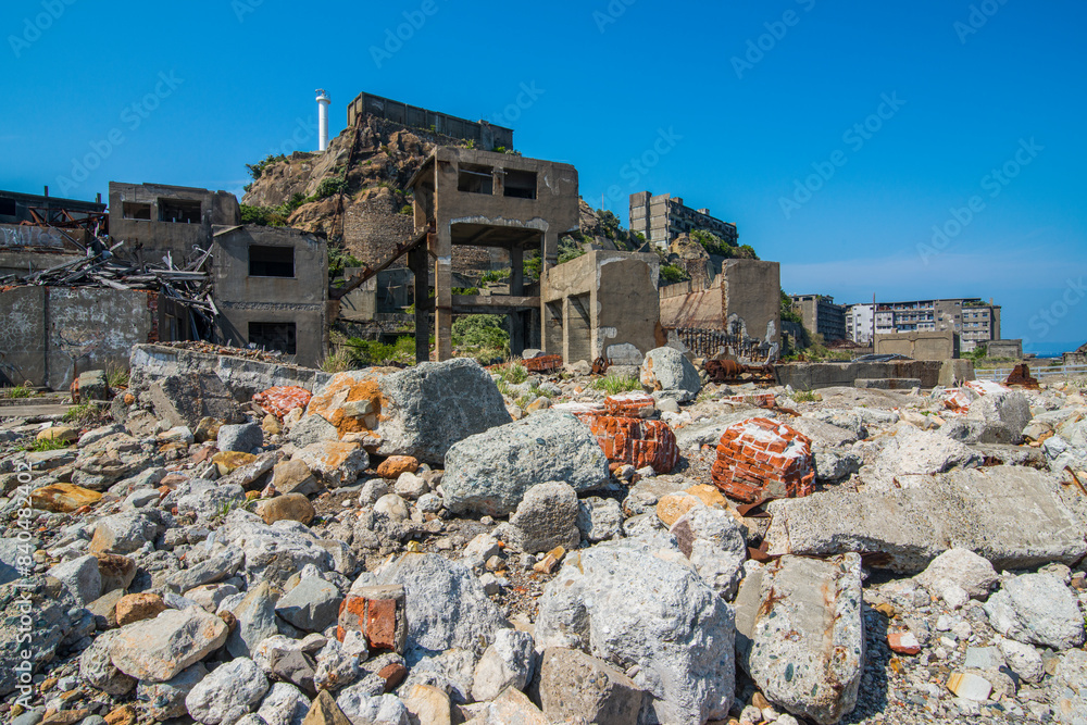 Hashima Island (Gunkanjima) (Warship Island) (Battleship Island ...