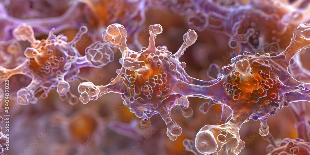 The Production Process of Human Bone Marrow Cells A Microscopic View ...