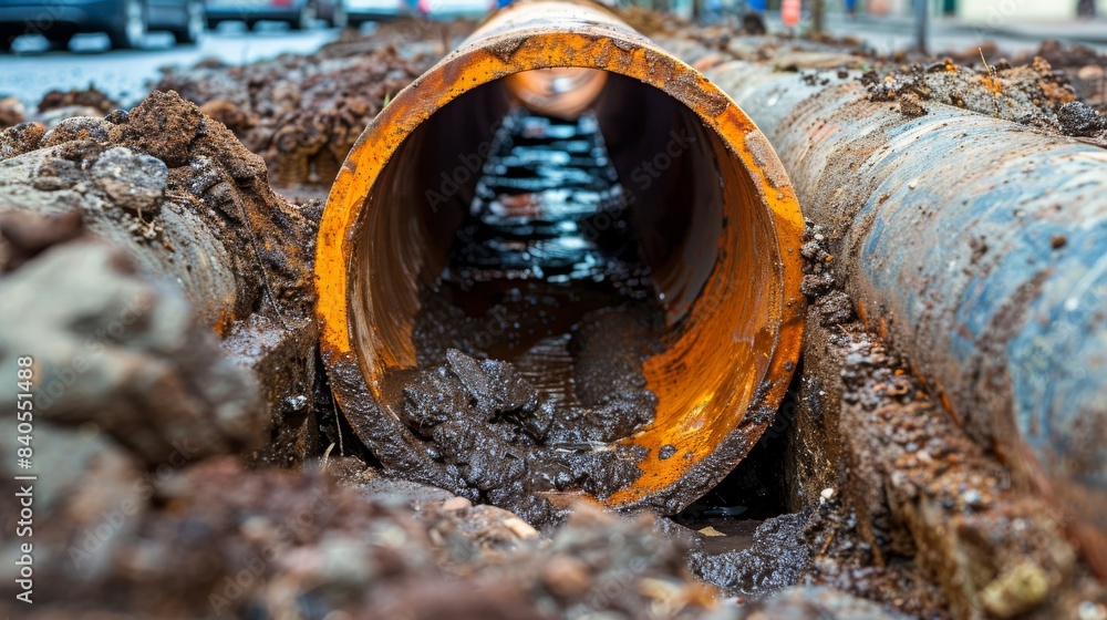To provide access to mains drainage for neighboring buildings and ...