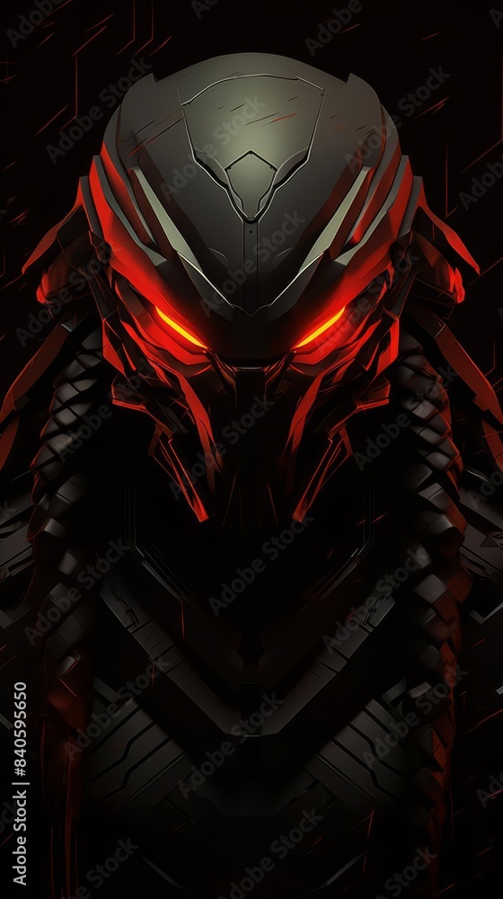 Predator trophy flat design top view victory theme animation Tetradic ...