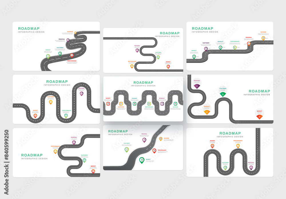 Marketing RoadMap Infographic Presentation Template Stock Template ...