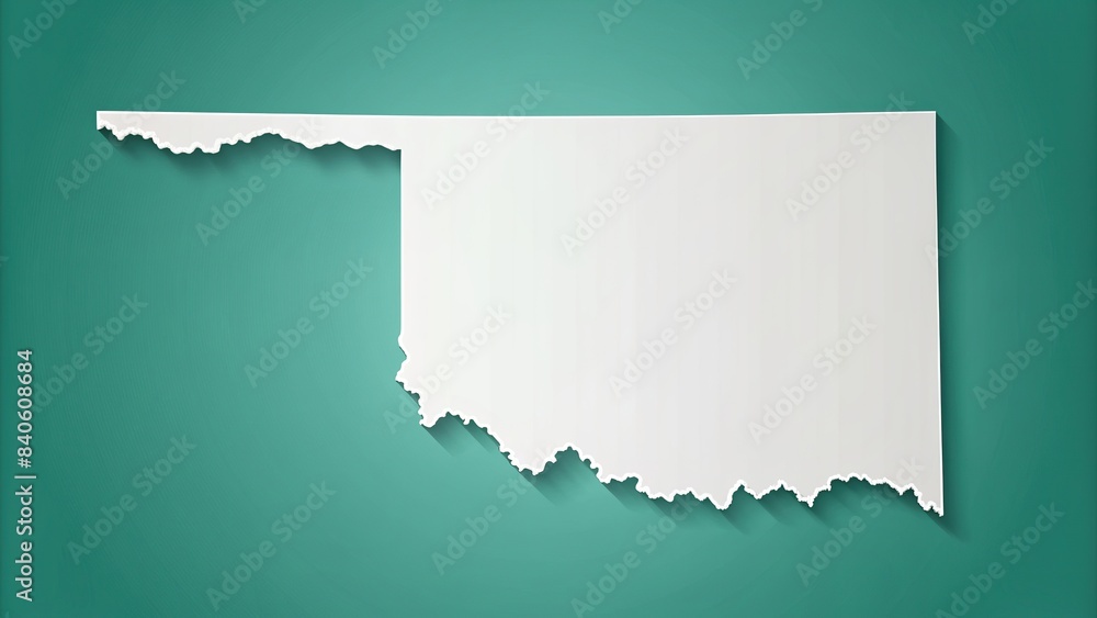 White solid outline of Oklahoma state map , Oklahoma, outline, white ... White solid outline of Oklahoma state map , Oklahoma, outline, white ...