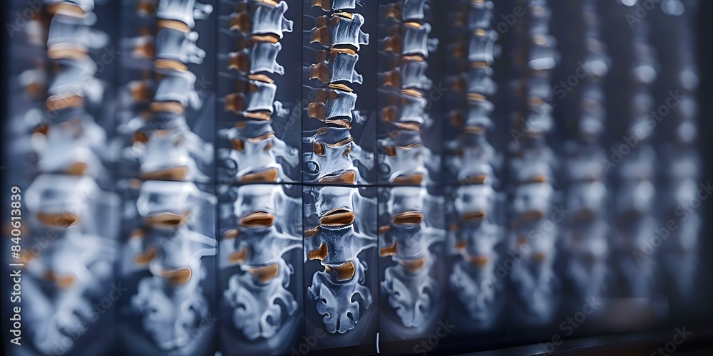 Spinal Column X-Ray for Diagnosing Herniated Discs and Educating ...