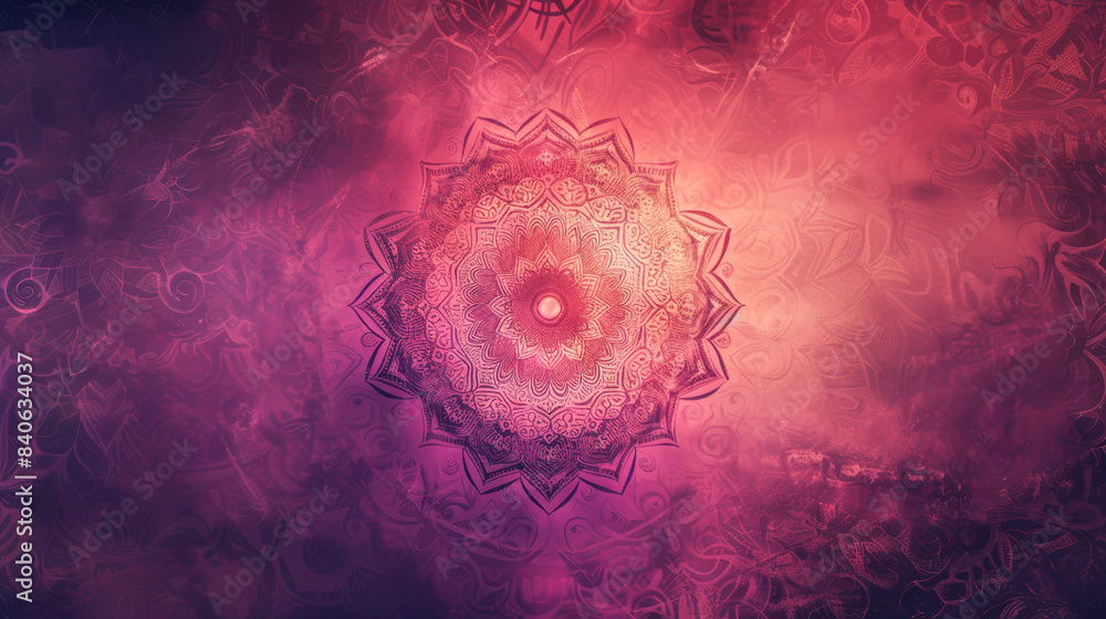 Illustration of abstract meditation background featuring a serene ...