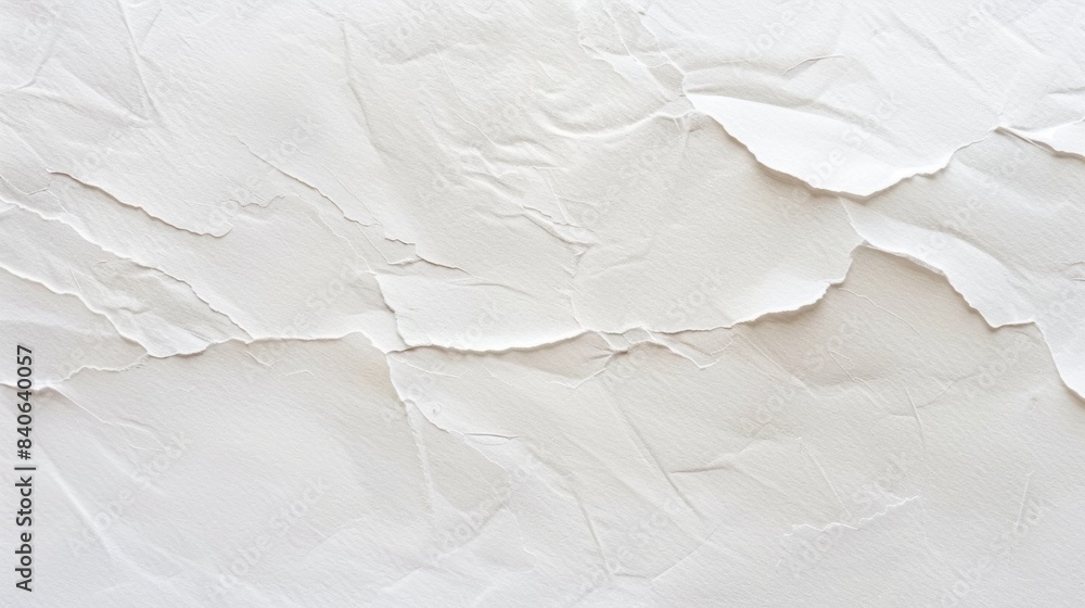 White Torn Paper Texture with irregular edges and a layered appearance ...