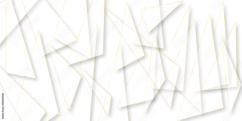Abstract background with liens and triangles shape on white background ...