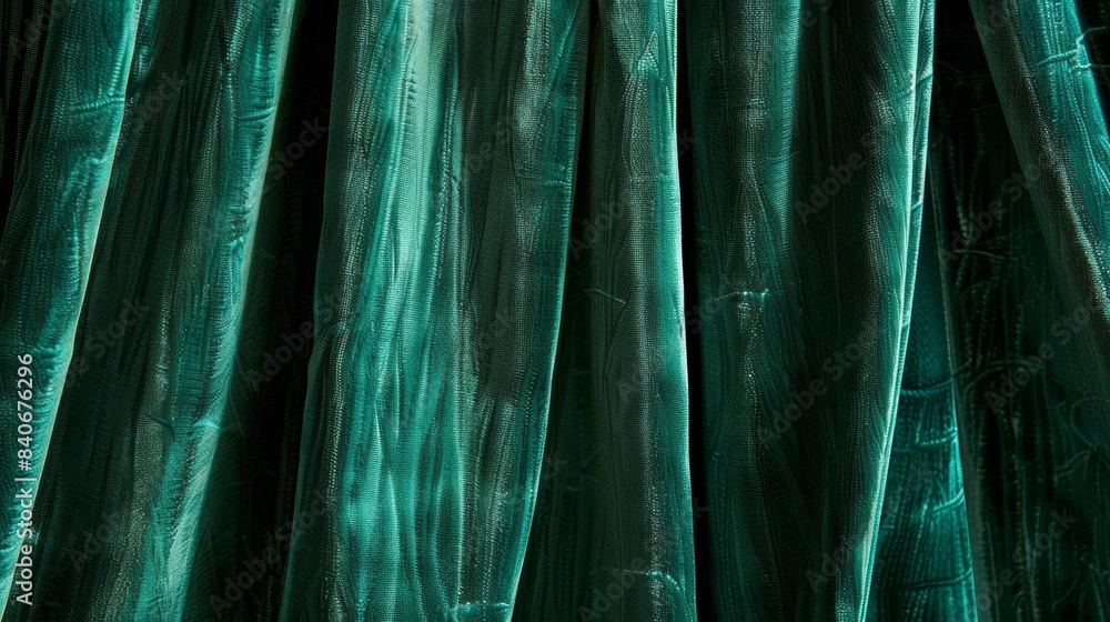 Lustrous Sheen As the light hits this velvet curtain it casts a ...