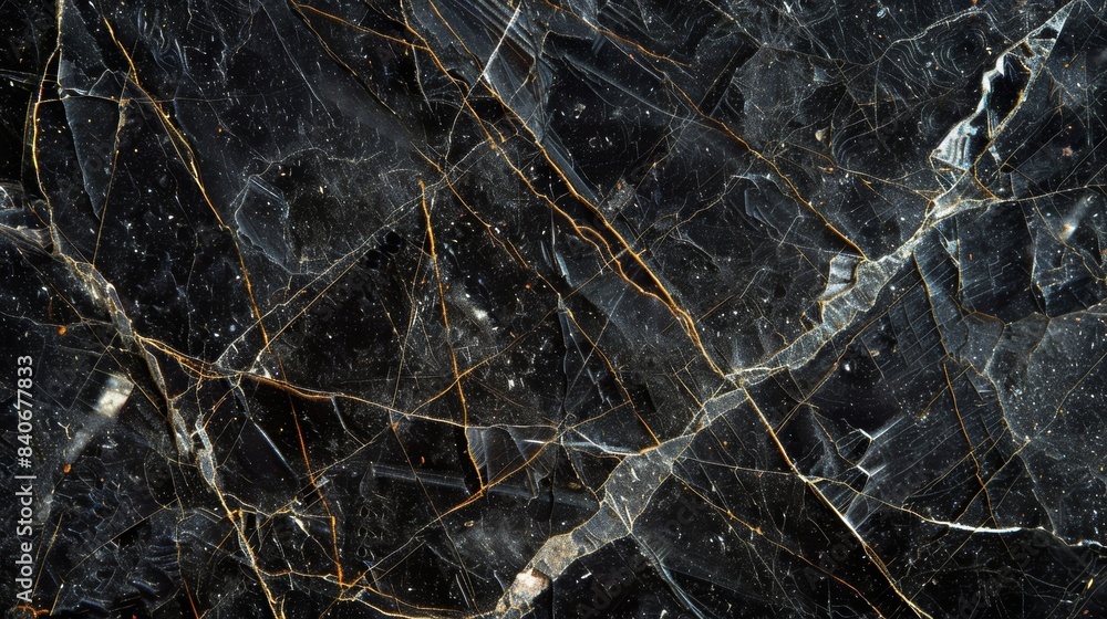Small and delicate cracks adorn the smooth surface of the obsidian ...