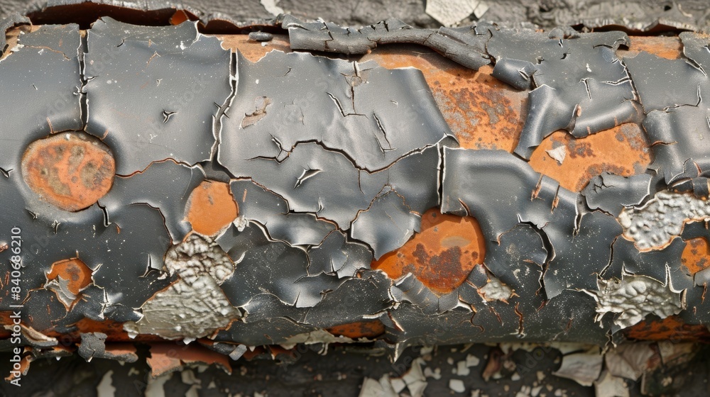 Cracked Plastic Casing The closeup texture of this electrical conduit ...