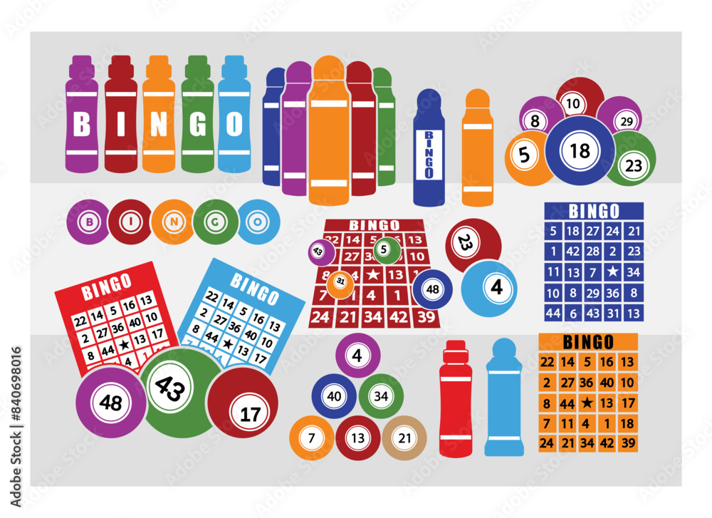 Bingo SVG, Bingo Cards Svg, Bingo Daubers Svg, Bingo Balls Svg, Game ...