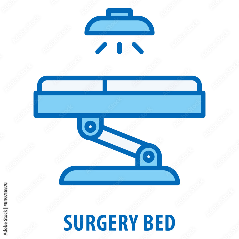Surgery Bed Icon simple and easy to edit for your design elements Stock ...