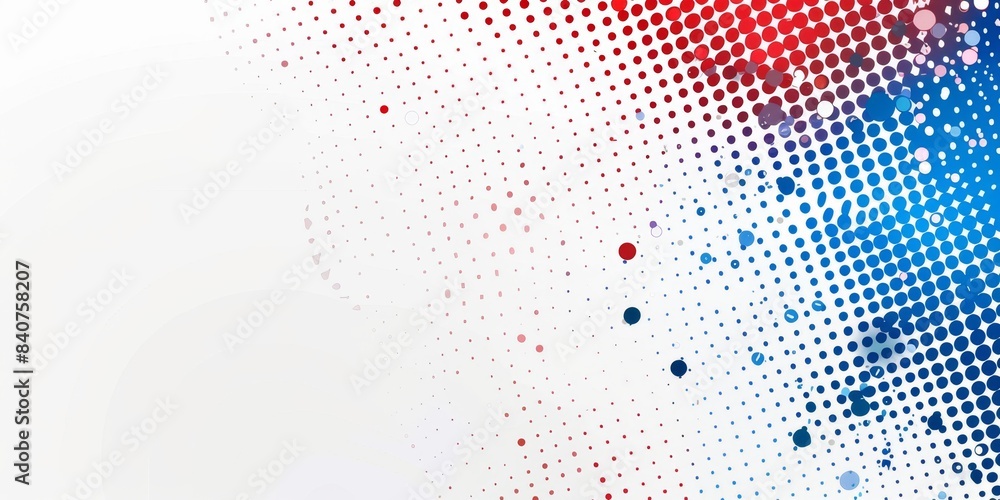 Official abstract technology background design with blue and red dots ...