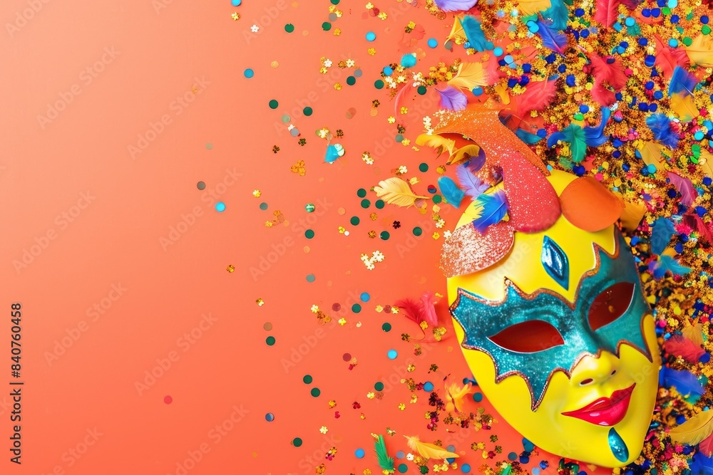 Colorful carnival tents and carousel, Joyful carnival background with ...