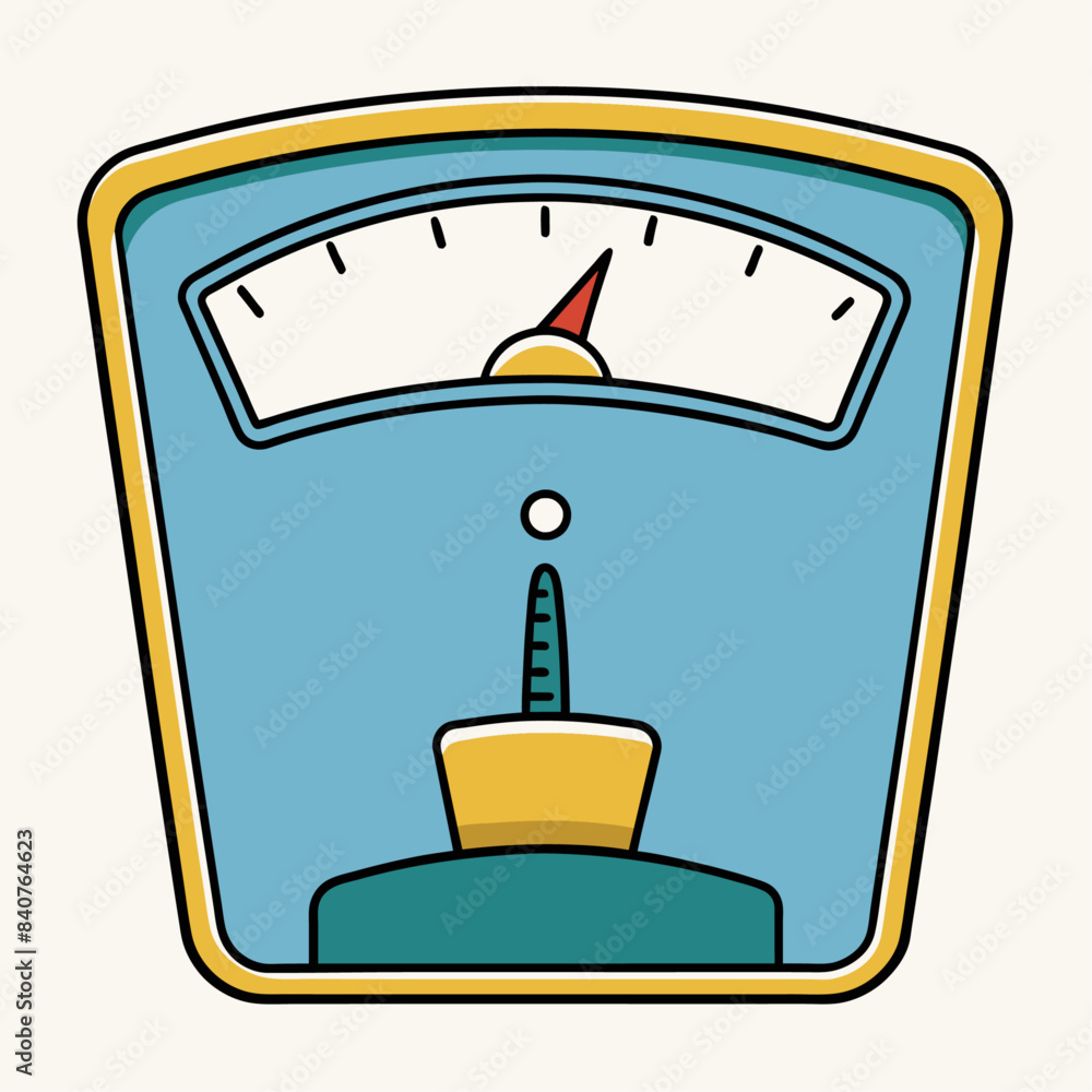 Weight scales cartoon vector clipart Illustration Stock Vector | Adobe ...