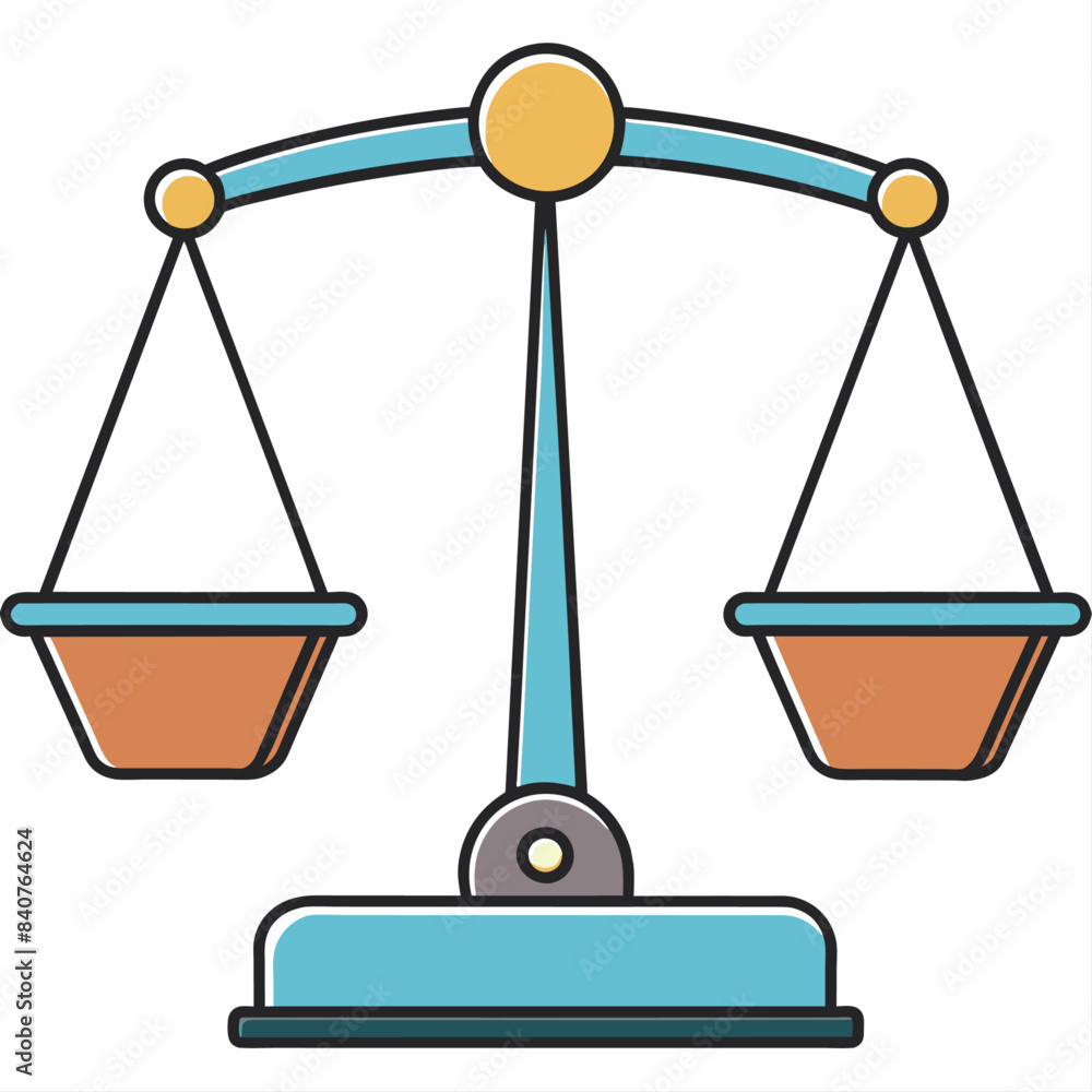 Weight scales cartoon vector clipart Illustration Stock Vector | Adobe ...