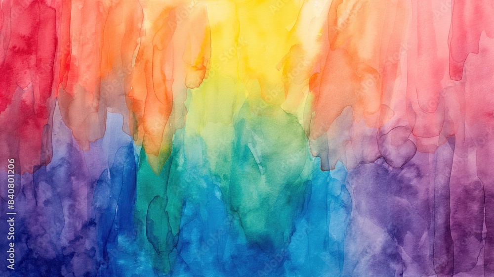 colorful rainbow watercolor paper texture, background for overlay Stock ...
