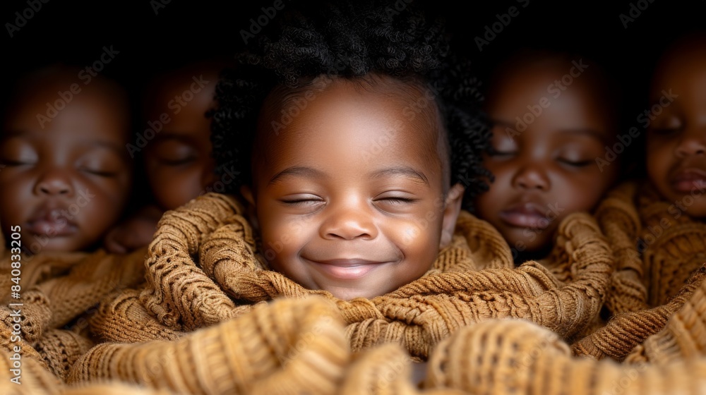 Show the promise of the future in a group of multi-ethnic newborn ...