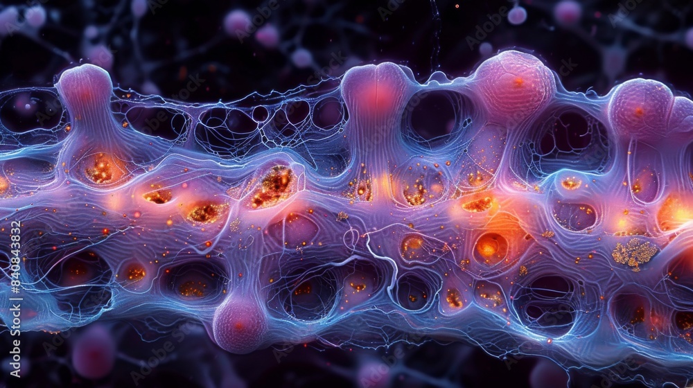 A histological section of the cerebral cortex, showcasing the layers of ...