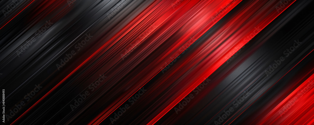 Blending red and black lines create a dynamic and modern abstract ...