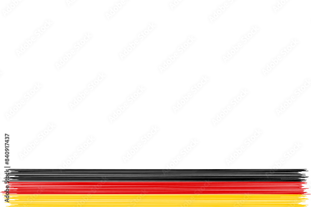 German flag background frame border vector illustration. Flag of ...
