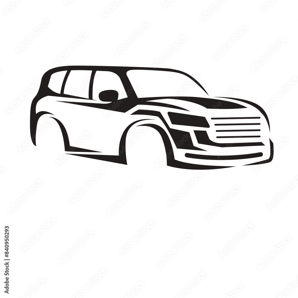 car logo design with a monoline concept, very suitable for your company ...