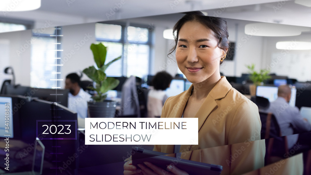 Modern Timeline Slideshow Stock Template | Adobe Stock